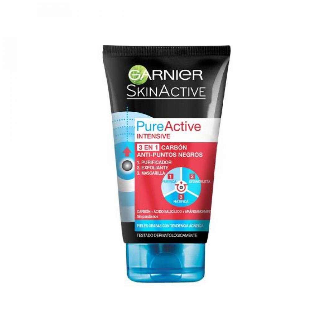 Skinactive Pure Active Carbon 3 en 1 GARNIER - 150 ml - Natural Skin Care